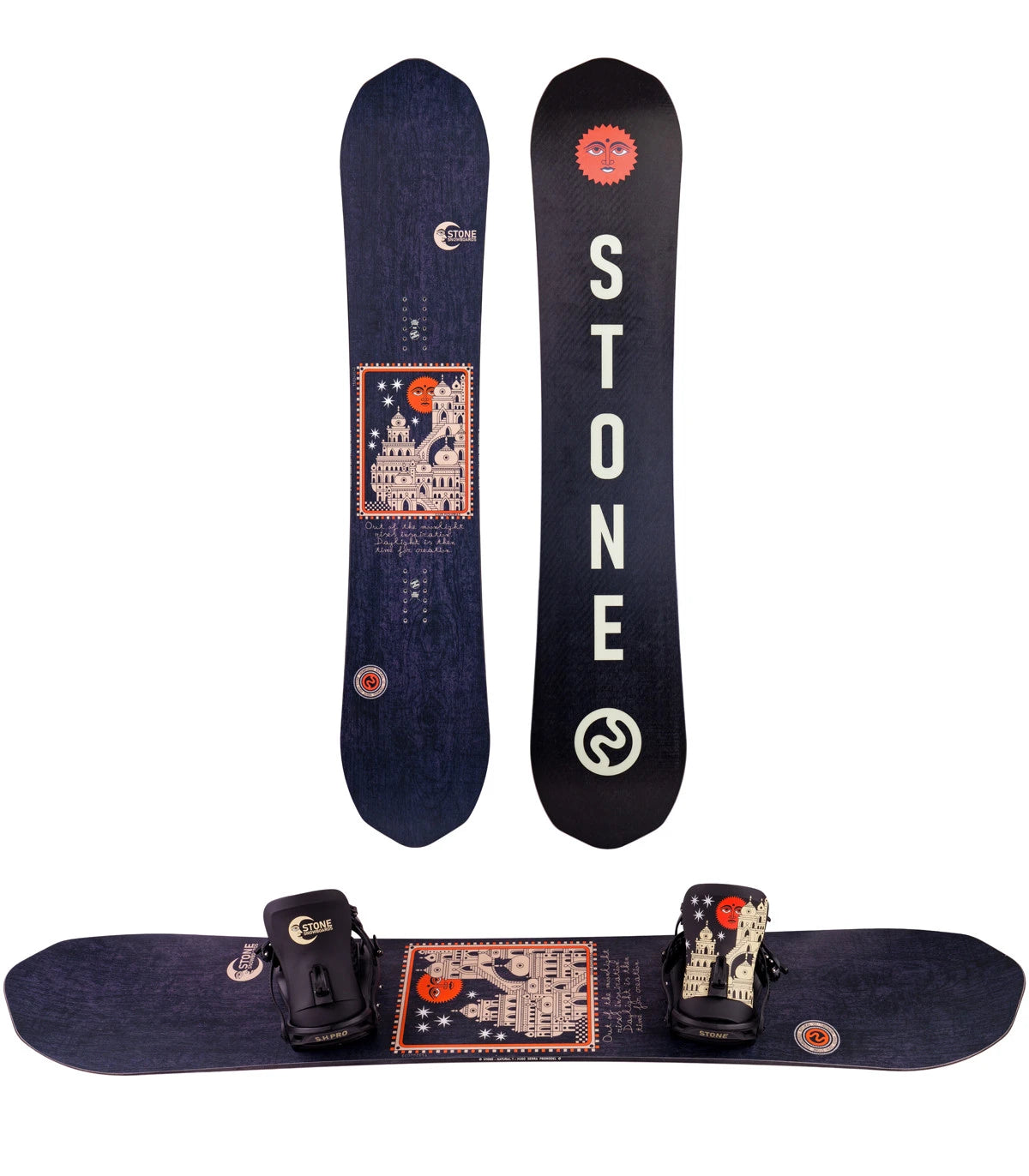 Pack planche et fixation Natural 7 Hugo Serra – Stone Snowboards Canada